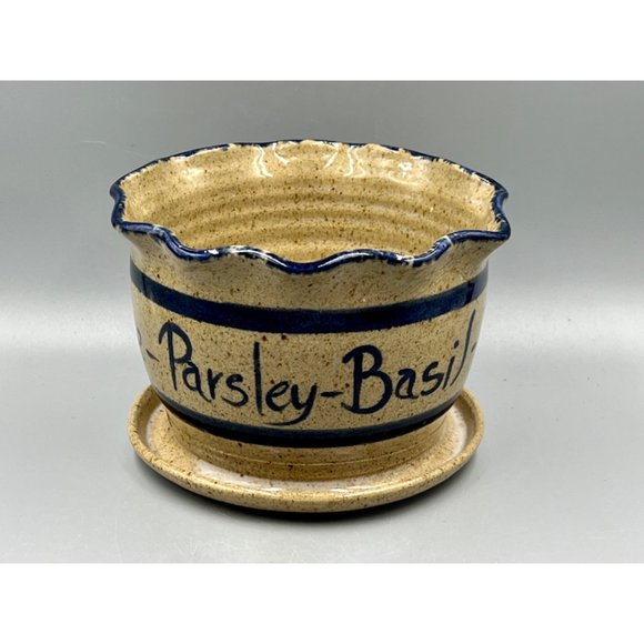 Accents | Vtg 1989 Ozark Roadside Studio Pottery Herb ...
